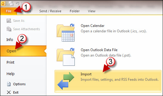 How To Import Your Contacts Into Outlook 2010 GilsMethod