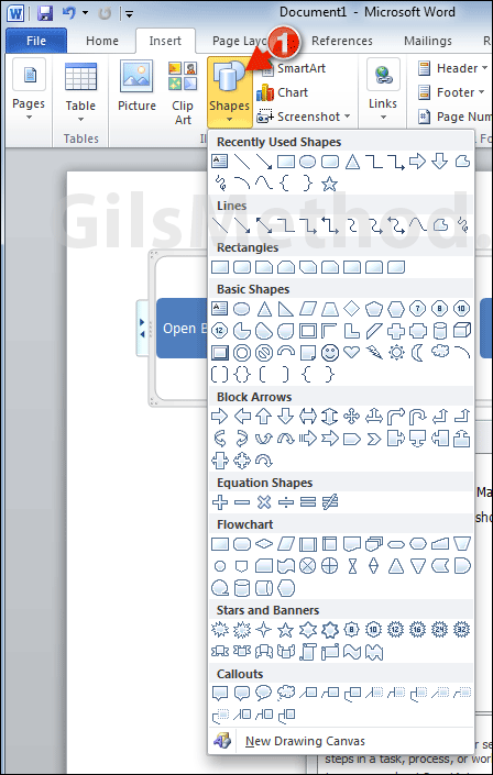 How To Create A Flowchart In Word