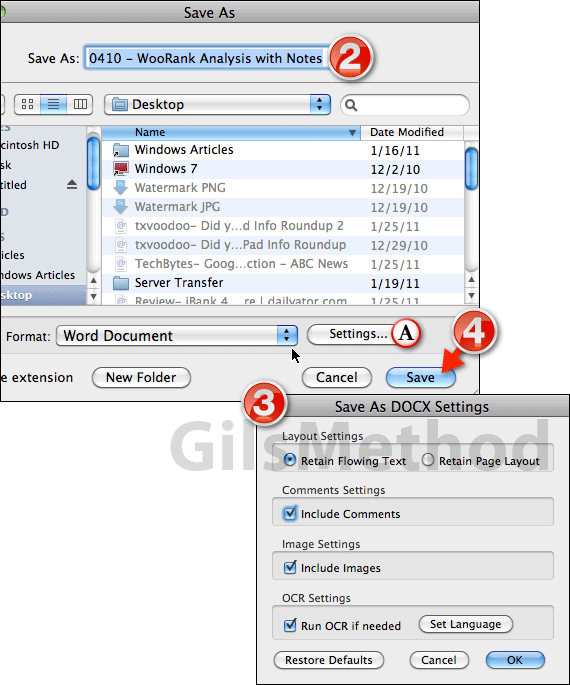 How To Save A PDF To A Word Document With Acrobat GilsMethod