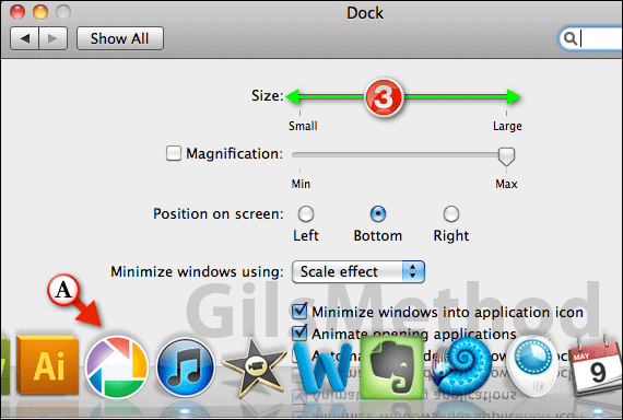 How To Change The Dock s Icon Size In Mac OS GilsMethod